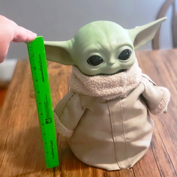 Toys | 12 Baby Yoda Grogru Mandalorian Action Figureplush | Poshmark
